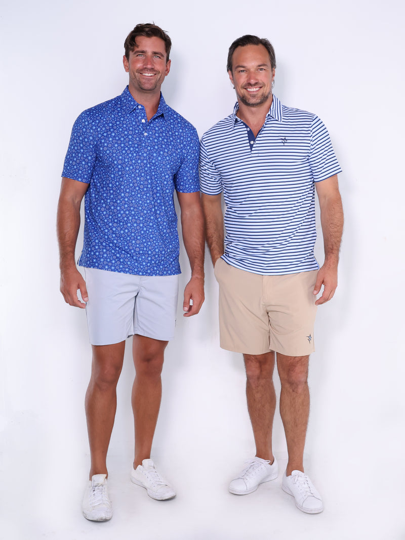 Striper Polo – White Water Life