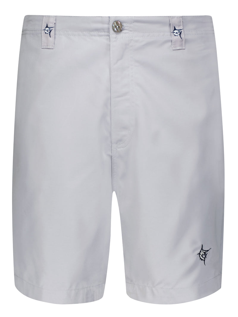 Captain Shorts Grey Light Weight Cotton Stretch – White Water Life