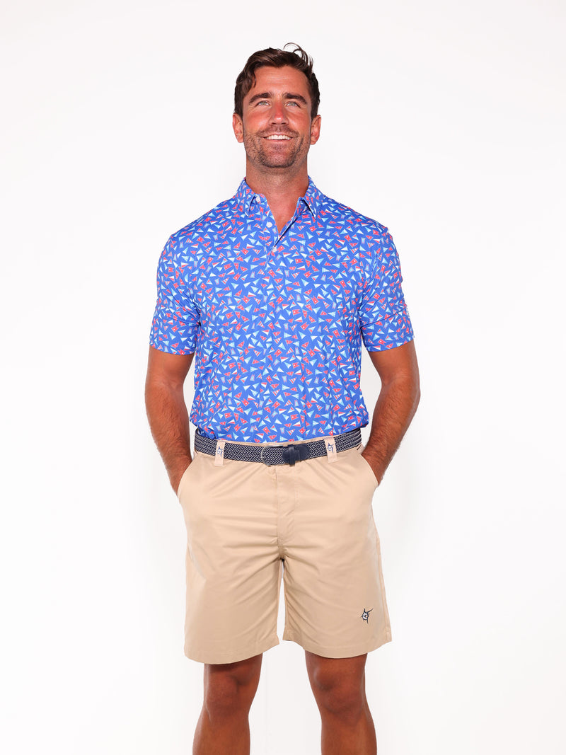 Captain Shorts Khaki Light Weight Cotton Stretch – White Water Life