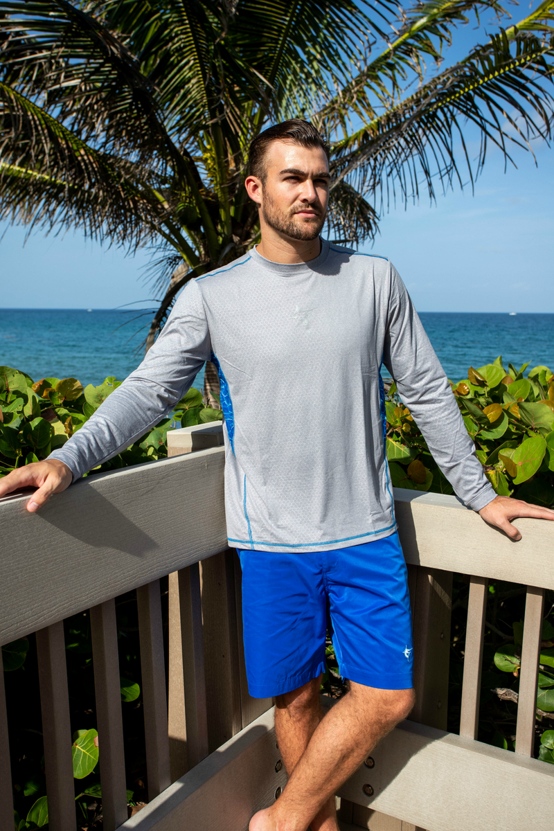 Captain Shorts Royal Blue Light Weight Cotton Stretch – White Water Life